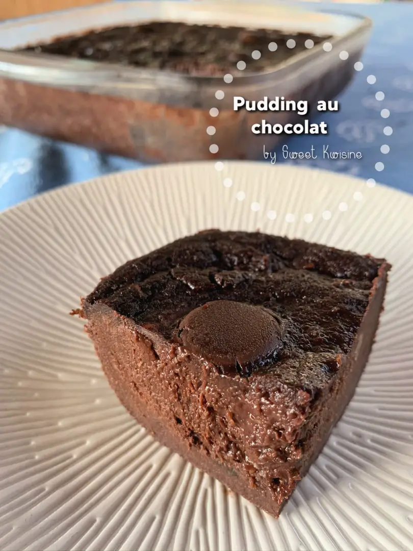 Le pudding au chocolat et au lait de coco - Sweet Kwisine