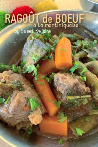 Le ragoût de boeuf à la martiniquaise - Sweet Kwisine