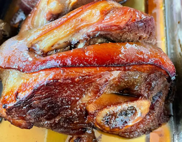 Le jarret de porc laqué en deux cuissons - Sweet Kwisine