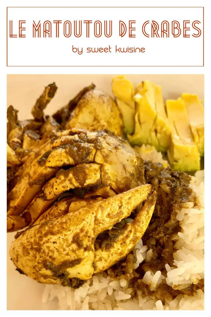 Le matoutou de crabes - Sweet Kwisine