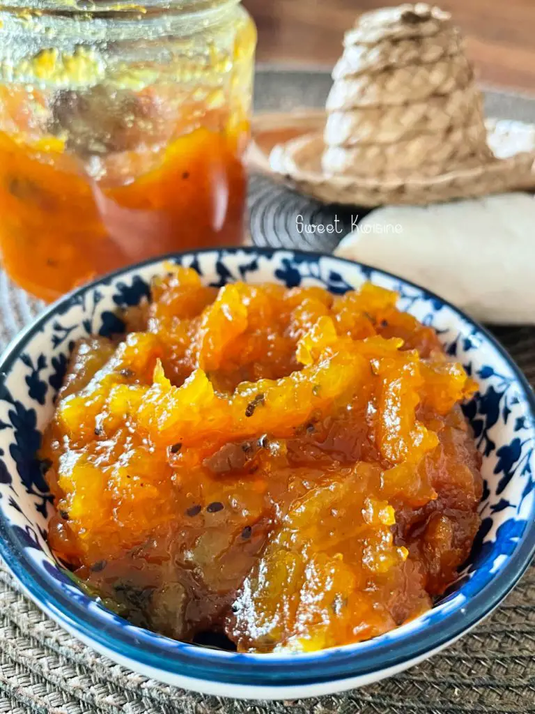 La confiture de giraumon - Sweet Kwisine